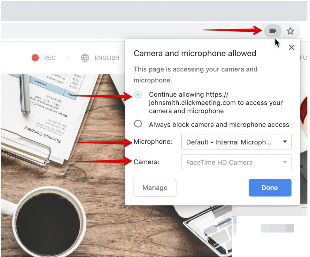 Audio Video Manual - Help Center Clickmeeting