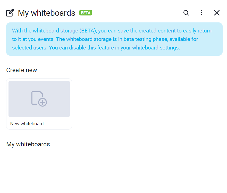 Left side menu - Help Center Clickmeeting