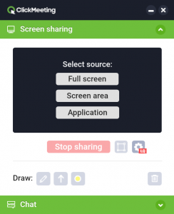 Left side menu - Help Center Clickmeeting
