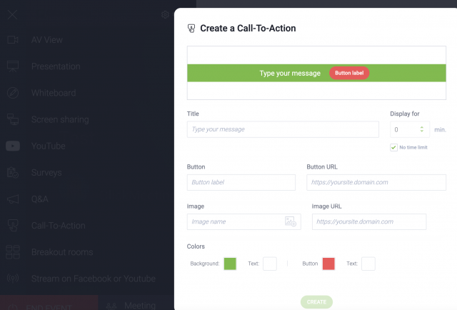 Left side menu - Help Center Clickmeeting